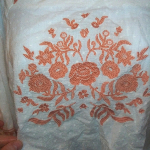 Universal Thread | Tops | Universal Thread Romatic Boho Whiteterracotta ...